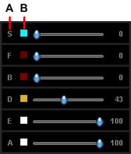 Using 3D Color Sliders