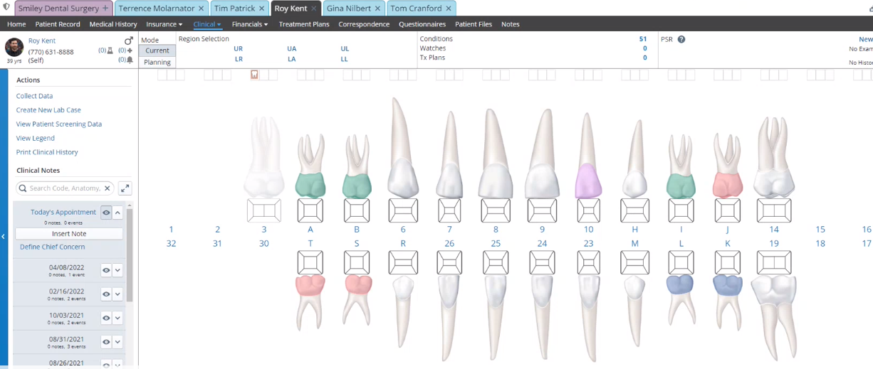 Charting Pre-Existing Conditions